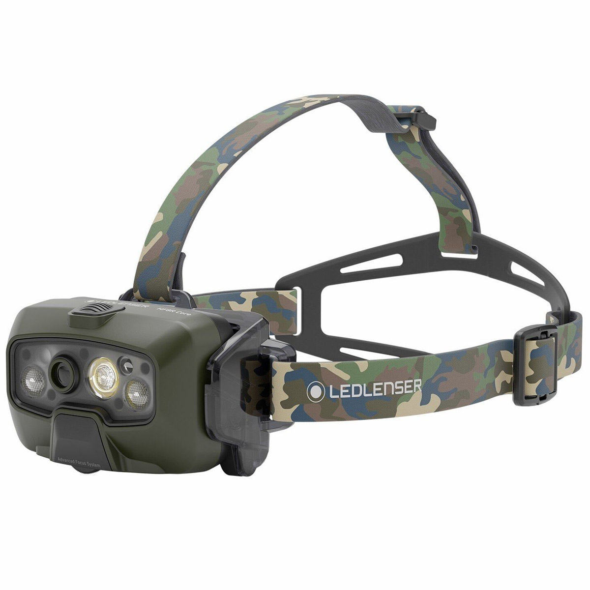 Ledlenser HF8R Core RGB Camo Oplaadbare Hoofdlamp - Zunnebeld