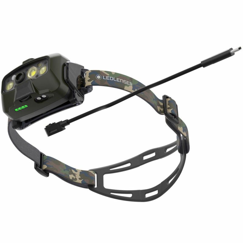 Ledlenser HF8R Core RGB Camo Oplaadbare Hoofdlamp - Zunnebeld